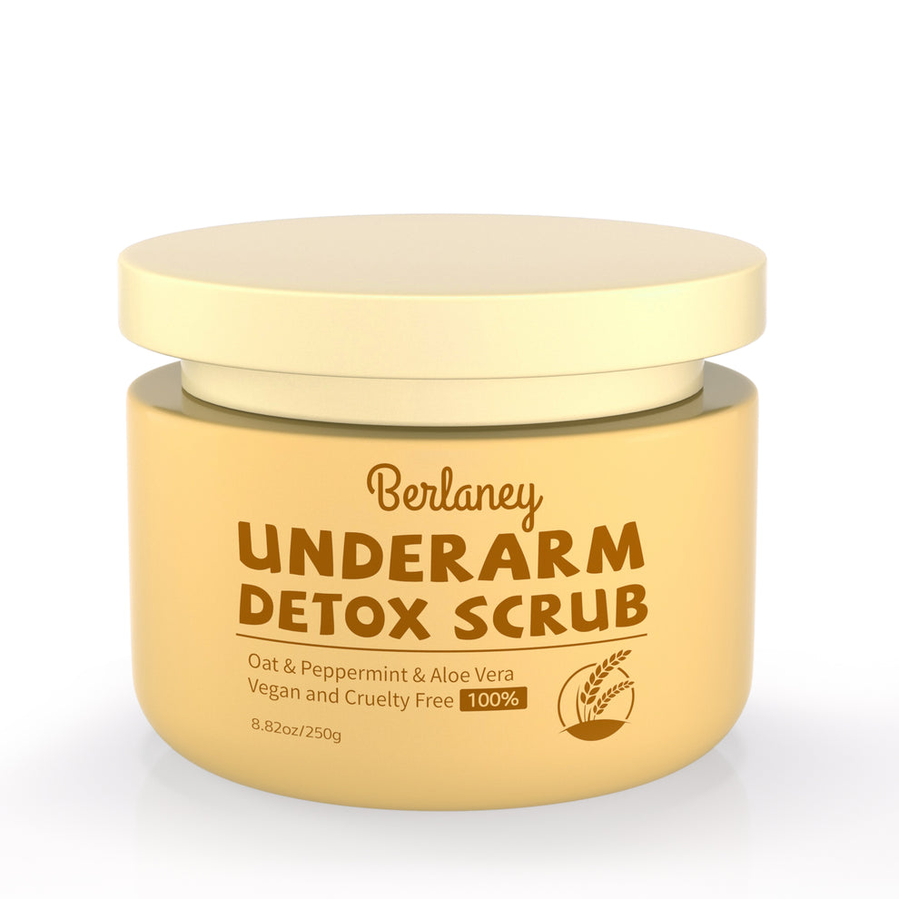 Berlaney Oat Body Scrub and Armpit Detox Scrub Underarm Scrub with Pep ...
